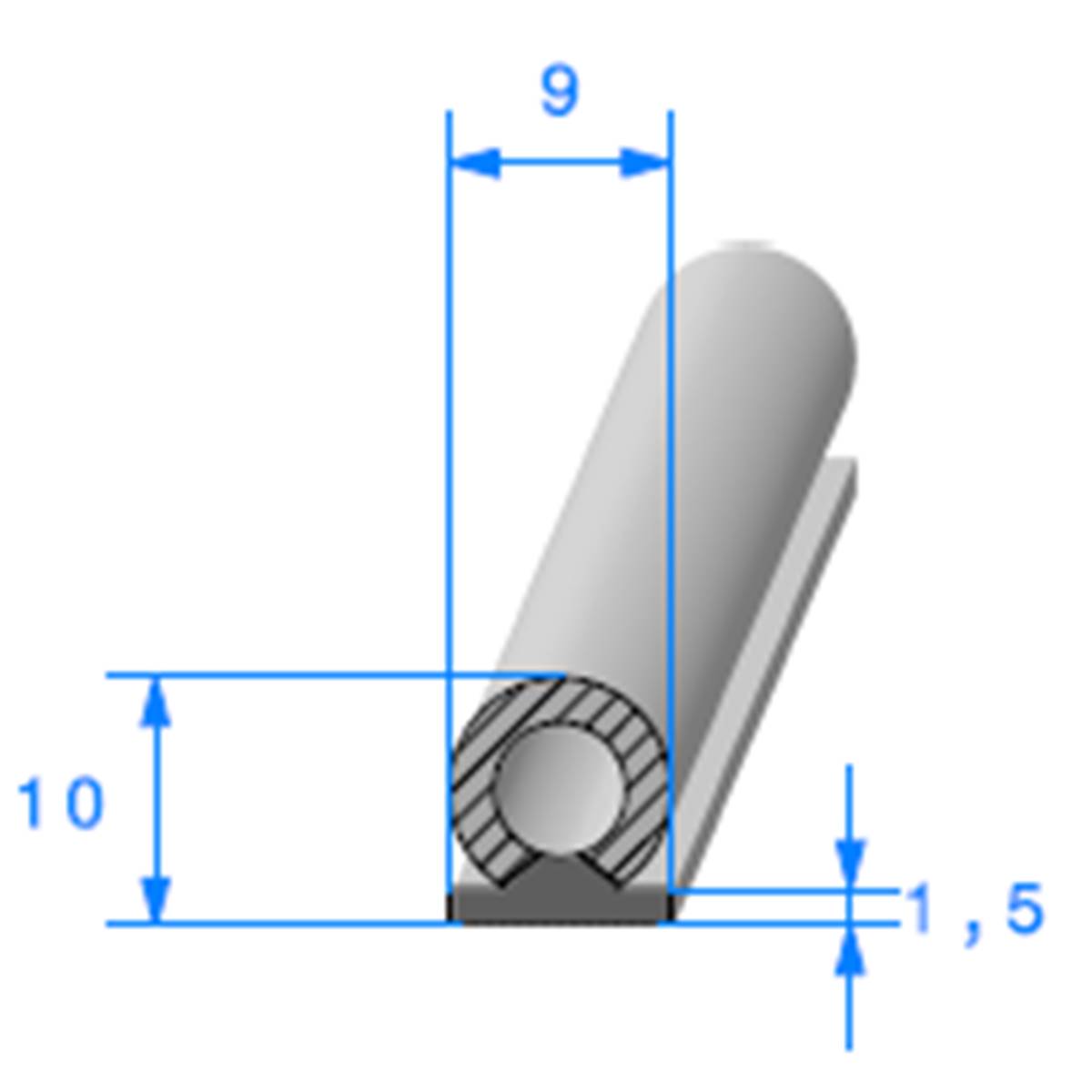 Joint de Rainure Caoutchouc - Labbé CCM